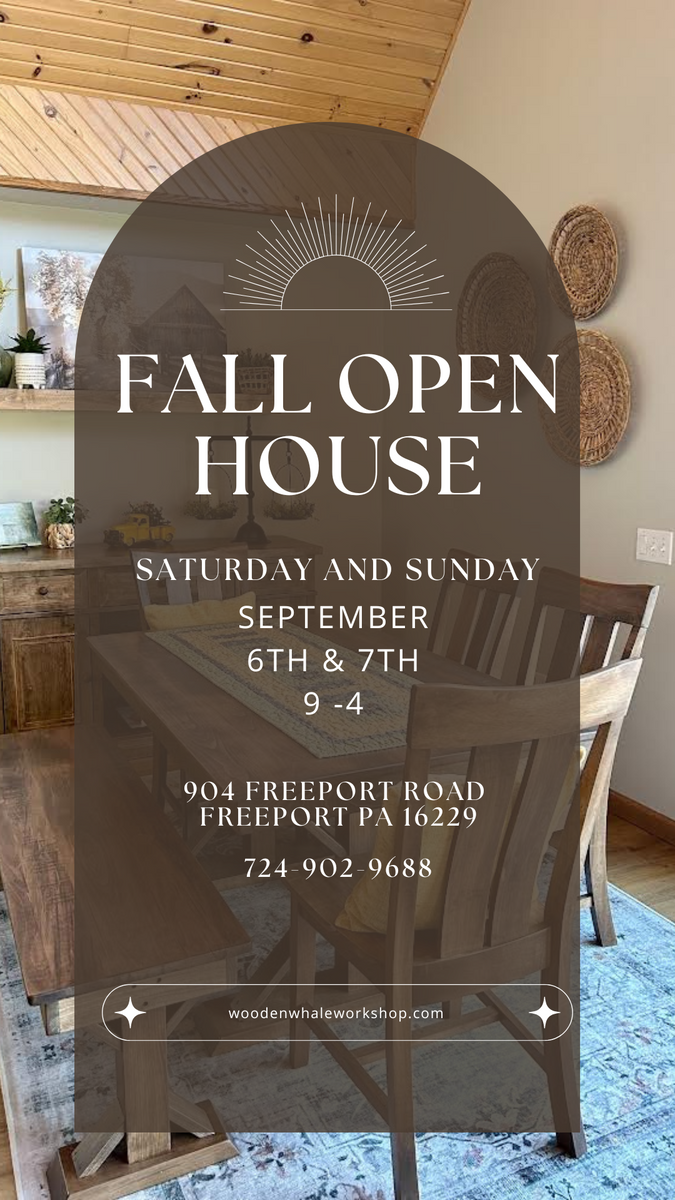 Fall Open House 2025 – Wooden Whale Workshop