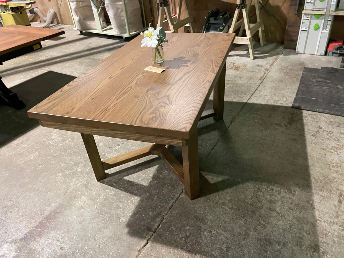 Megan style dining table – Wooden Whale Workshop